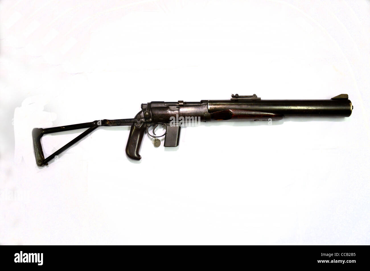 De Lisie Silenced Rifle British .45in 1943 folding stock special forces ...