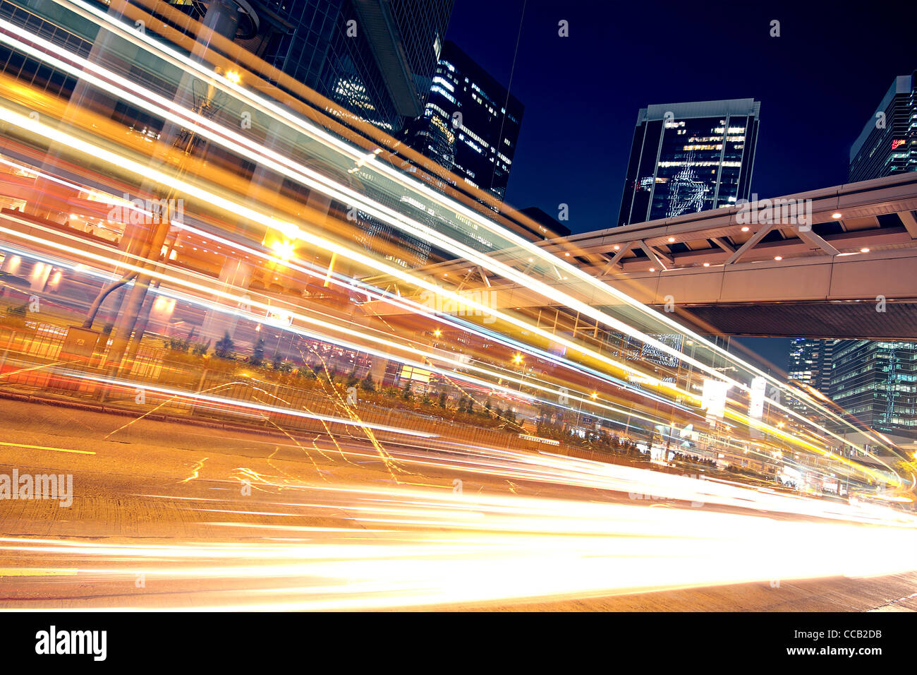 speeding car through the street Stock Photo - Alamy