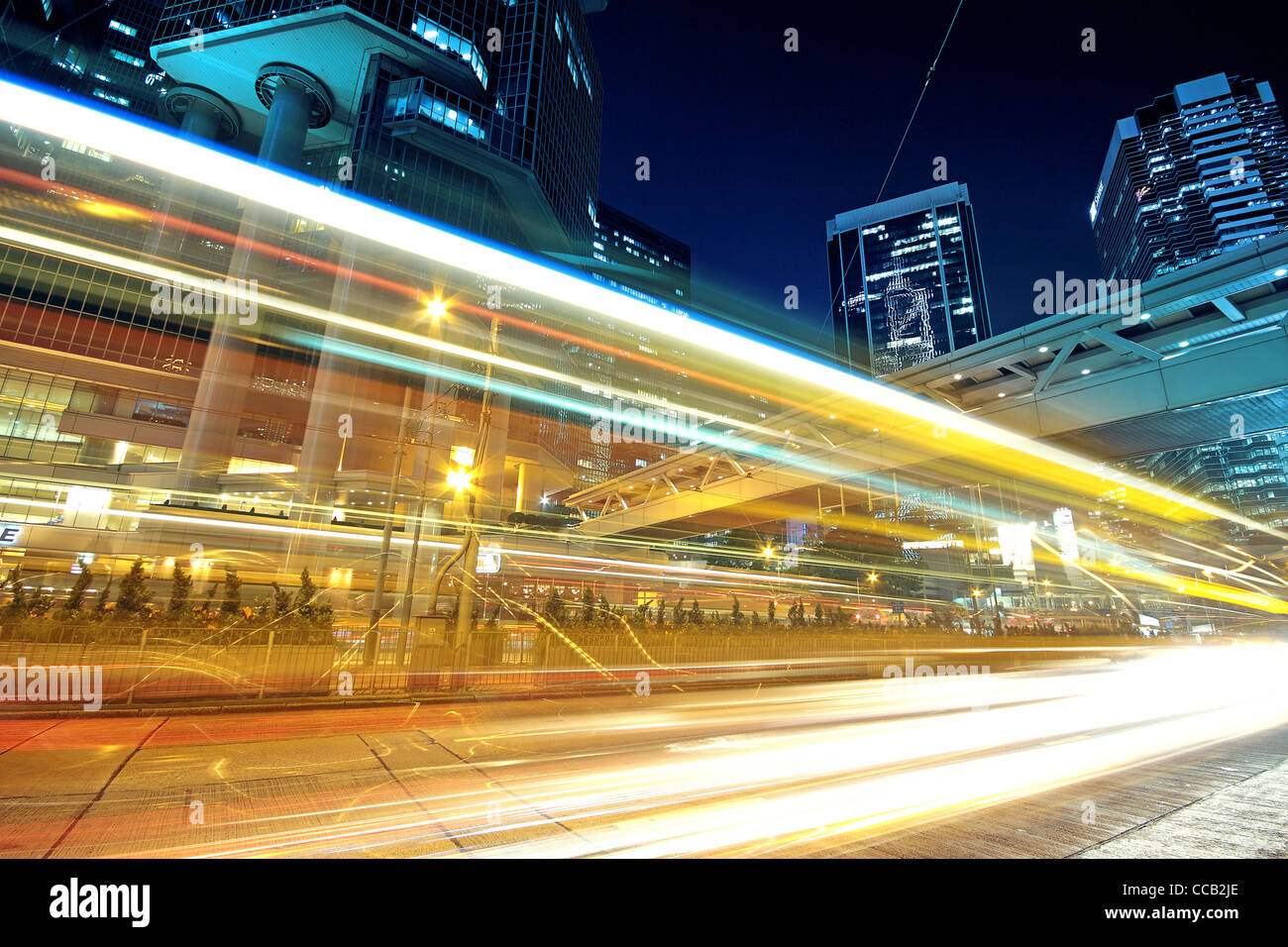 Traffic speed at night Stock Photo - Alamy