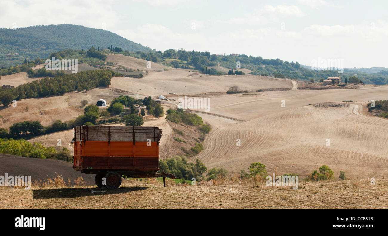 Southern Tuscany landscape near Siena. Italy Stock Photo - Alamy