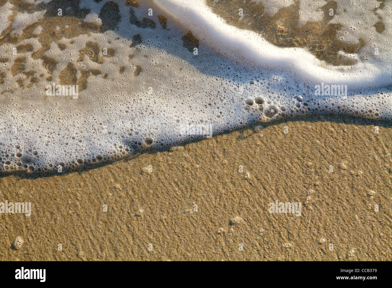 shoreline on sand Stock Photo - Alamy