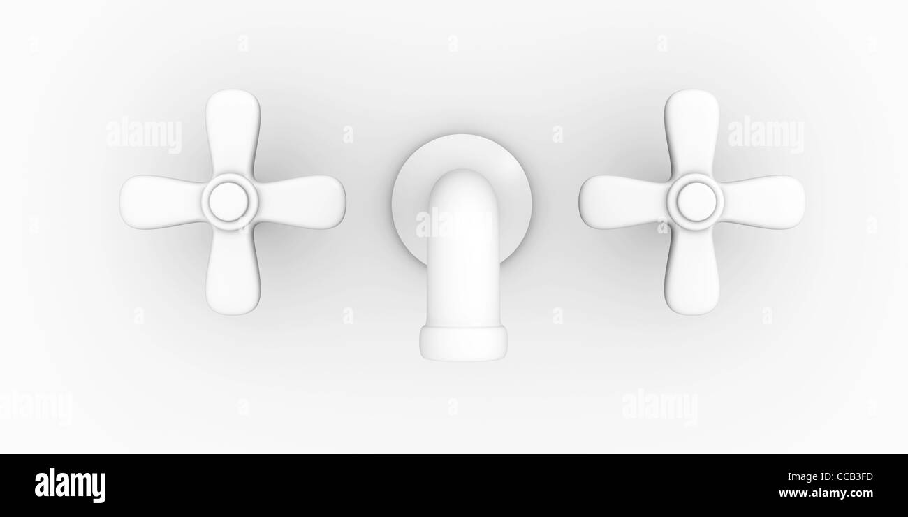 Faucet illustration Cut Out Stock Images & Pictures - Alamy