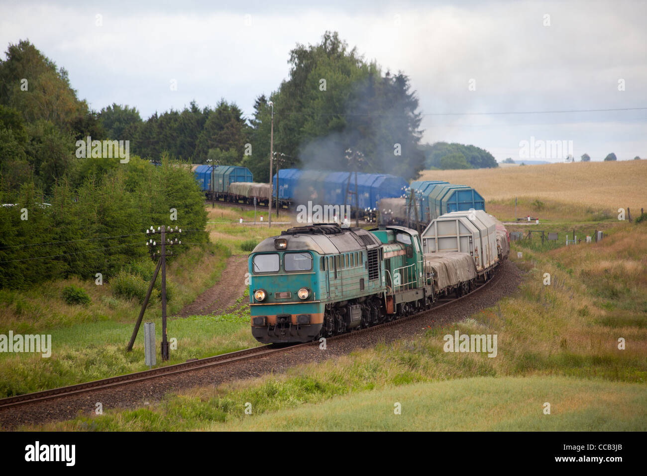 Freight train transport hi-res stock photography and images - Alamy