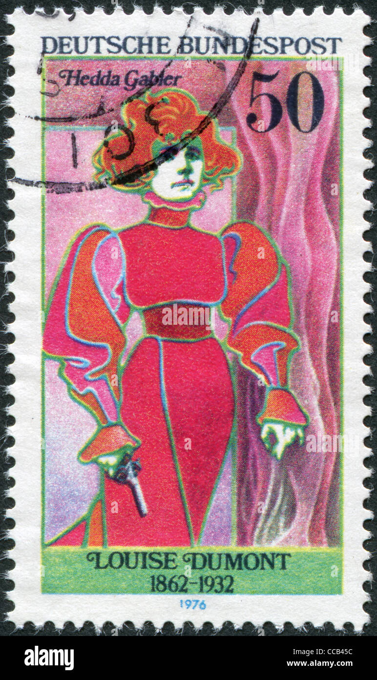 GERMANY - CIRCA 1976: A stamp printed in the Germany, the German ...