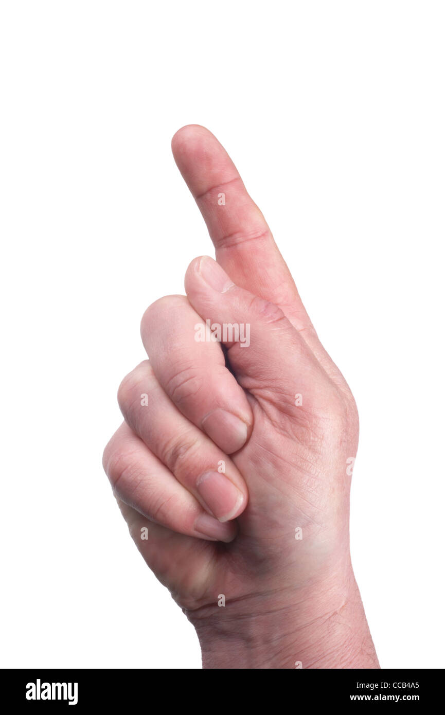 Finger - John Gollop Stock Photo - Alamy