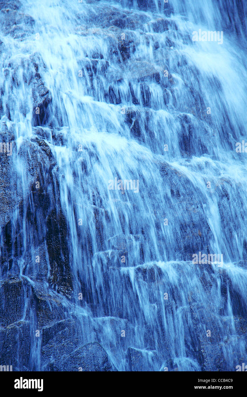 Close-up of waterfall Stock Photo - Alamy
