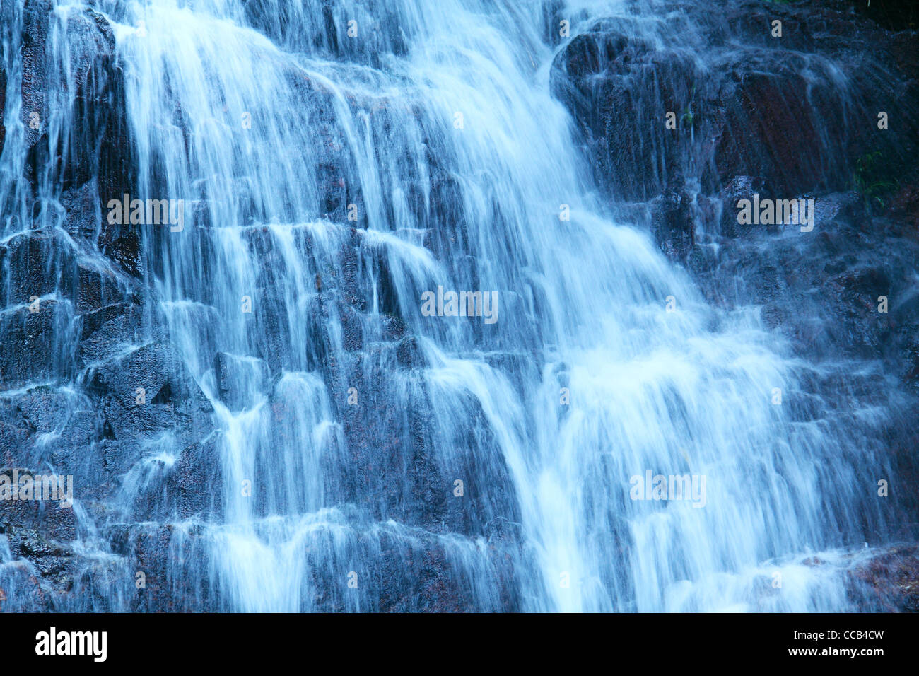 Close-up of waterfall Stock Photo - Alamy