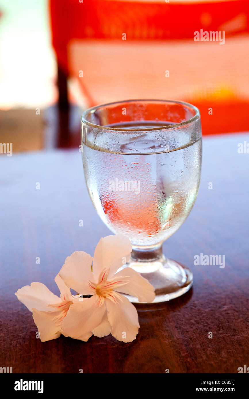 Refreshing glass of water on a hot summer day Stock Photo - Alamy