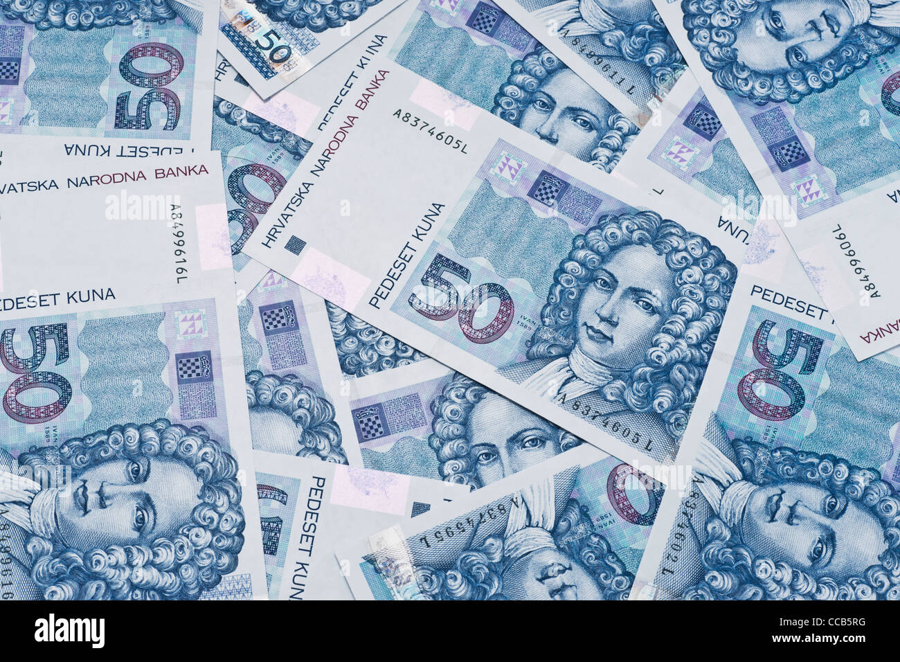 50 kuna banknotes with the portrait of Ivan Gundulic. He was twice ...