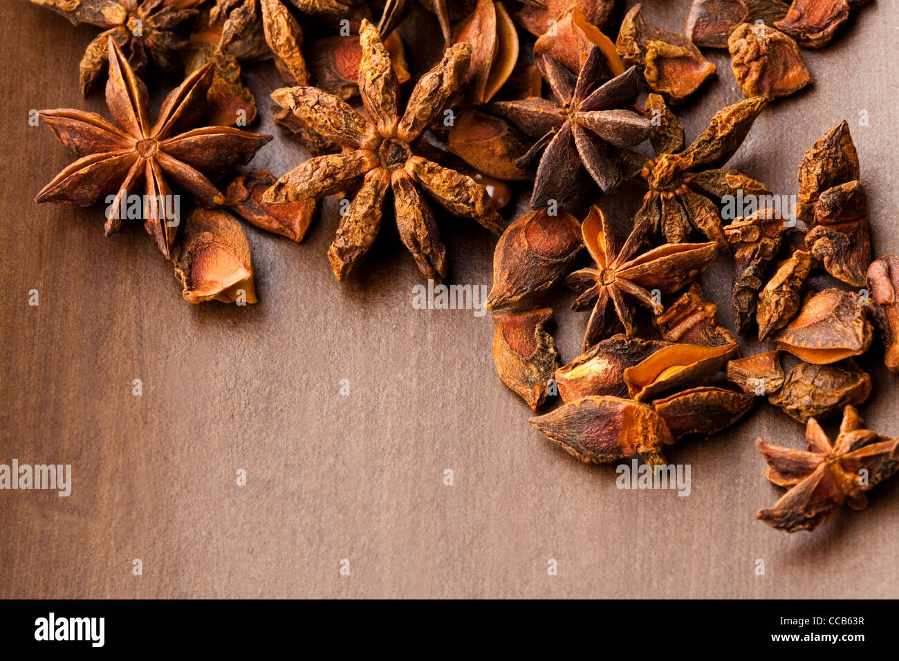 Star aniseed background for Christmas Stock Photo - Alamy