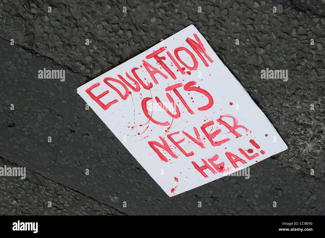 Official demonstration against government hi-res stock photography and ...