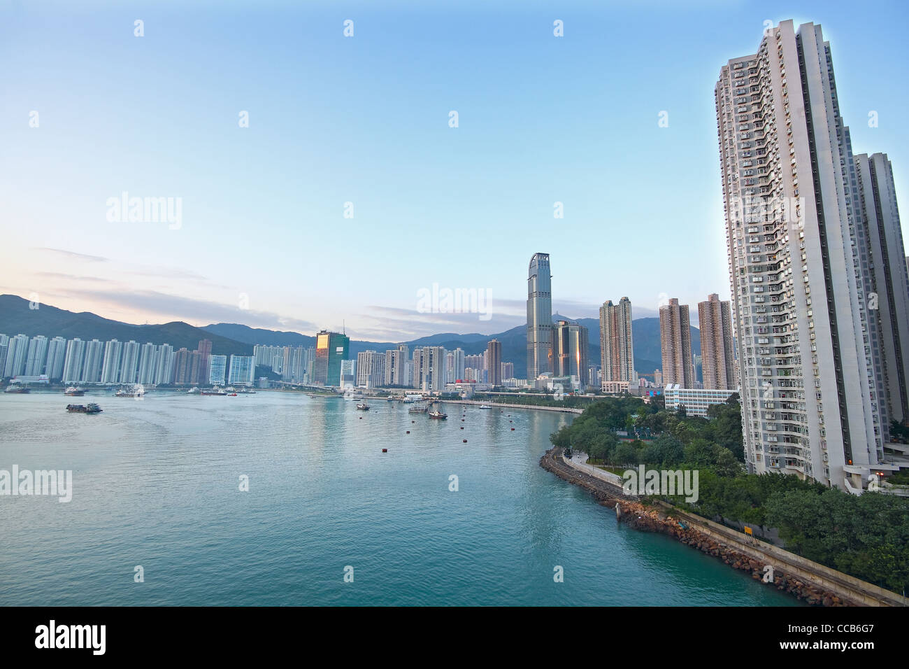skylines of urban area at daytime Stock Photo - Alamy