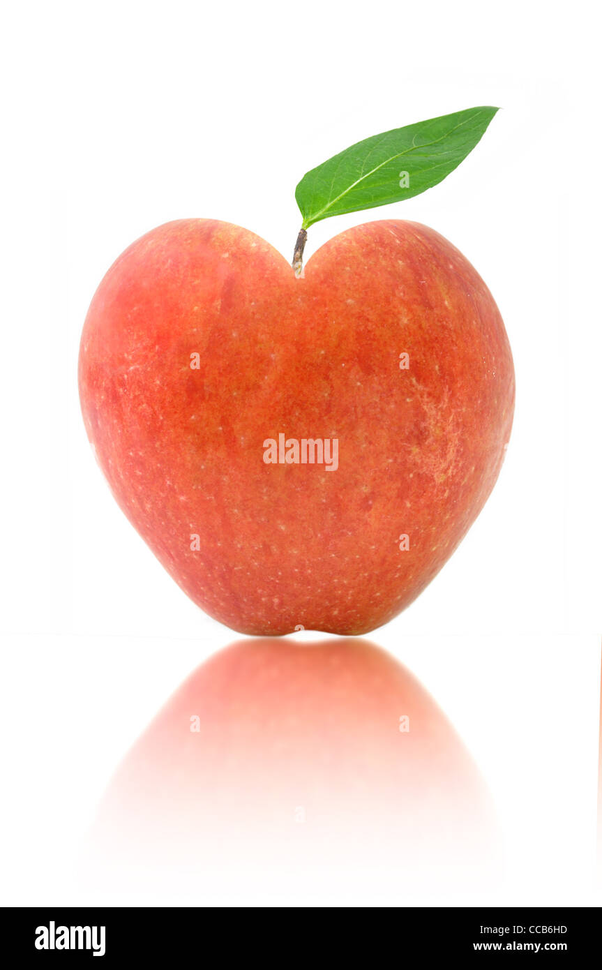 Apple shaped Cut Out Stock Images & Pictures - Alamy
