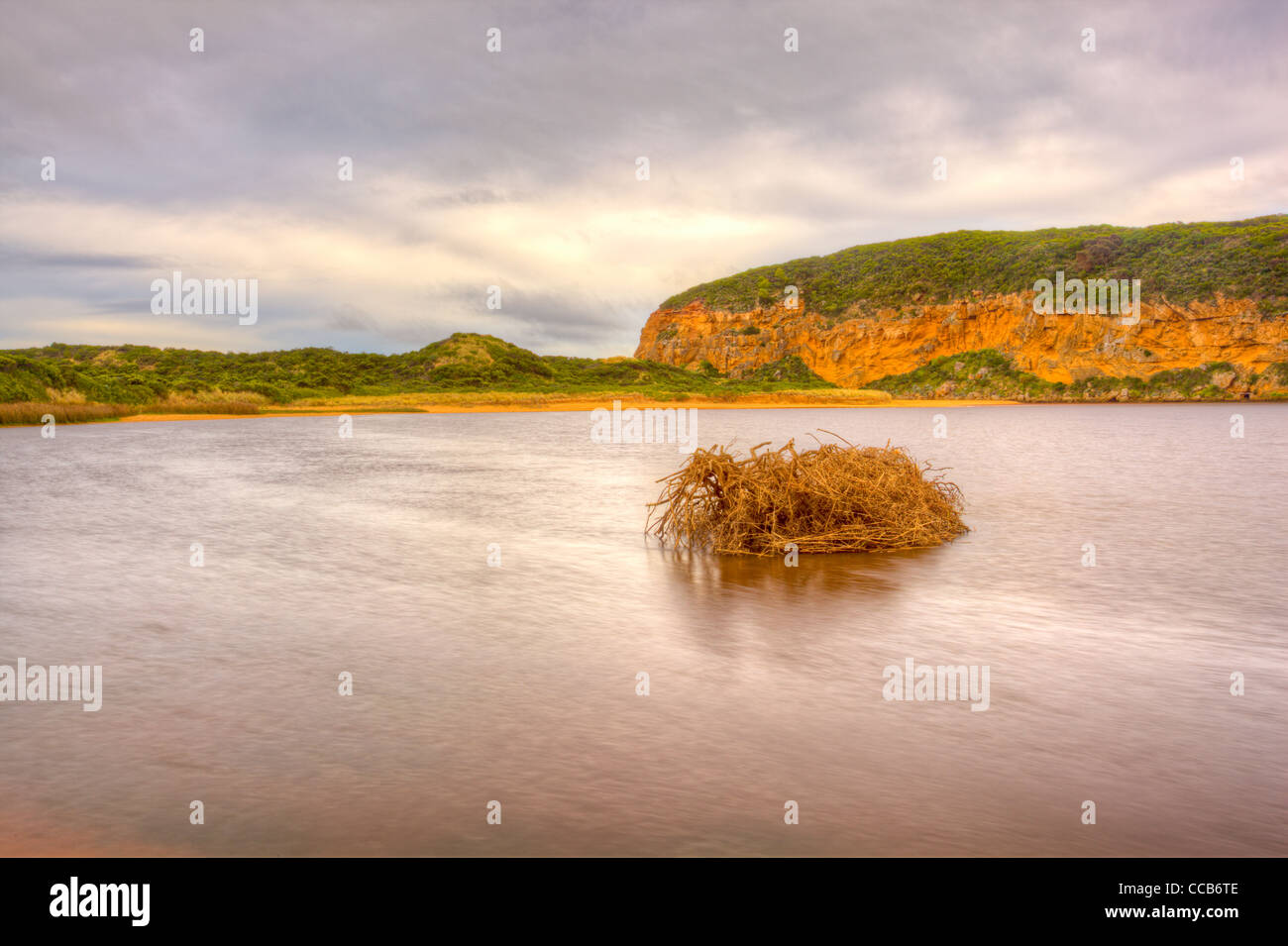 Near the mouth of the Gellibrand River at Princetown, near Port ...