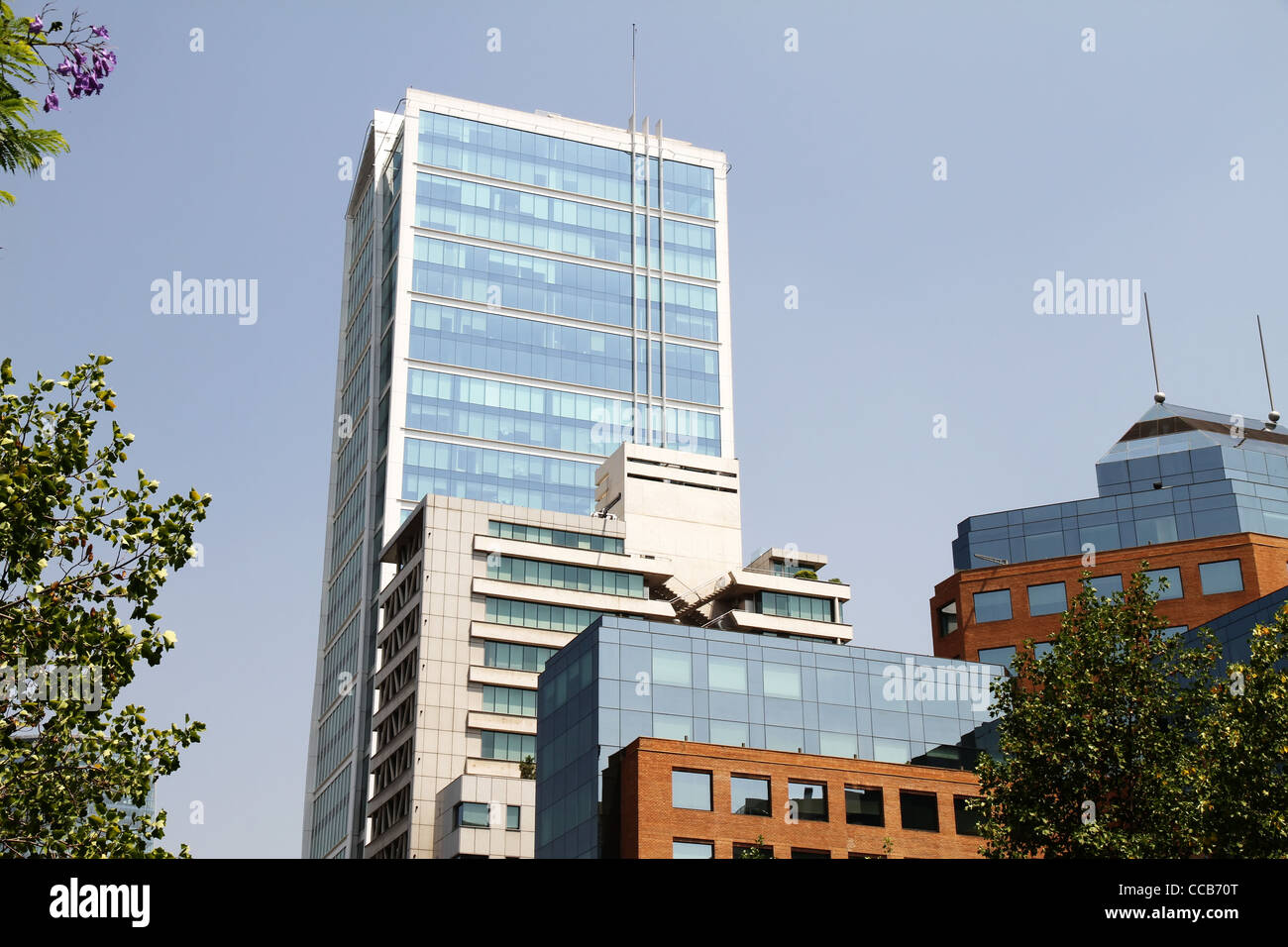 Modern Architecture in Santiago de Chile, Chile, South america Stock ...