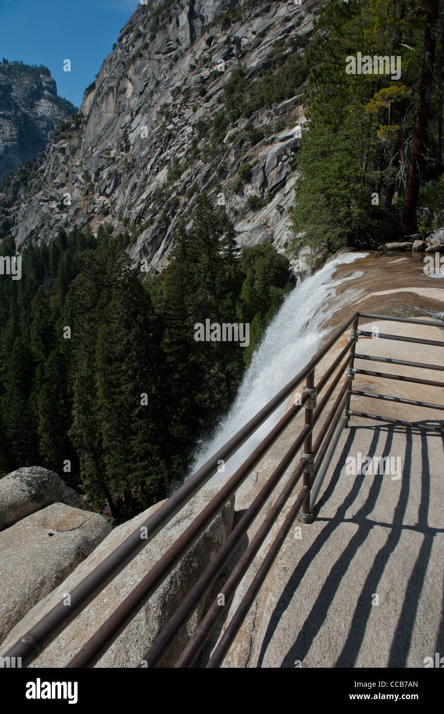 Vernal Falls. Mist Trail. Yosemite National Park. California. USA Stock ...