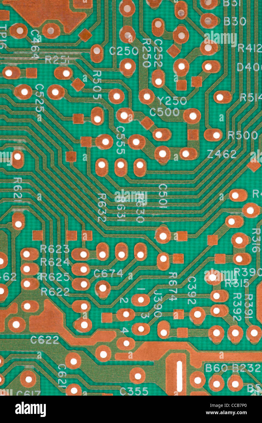 Close up of electronic circuit board Stock Photo - Alamy