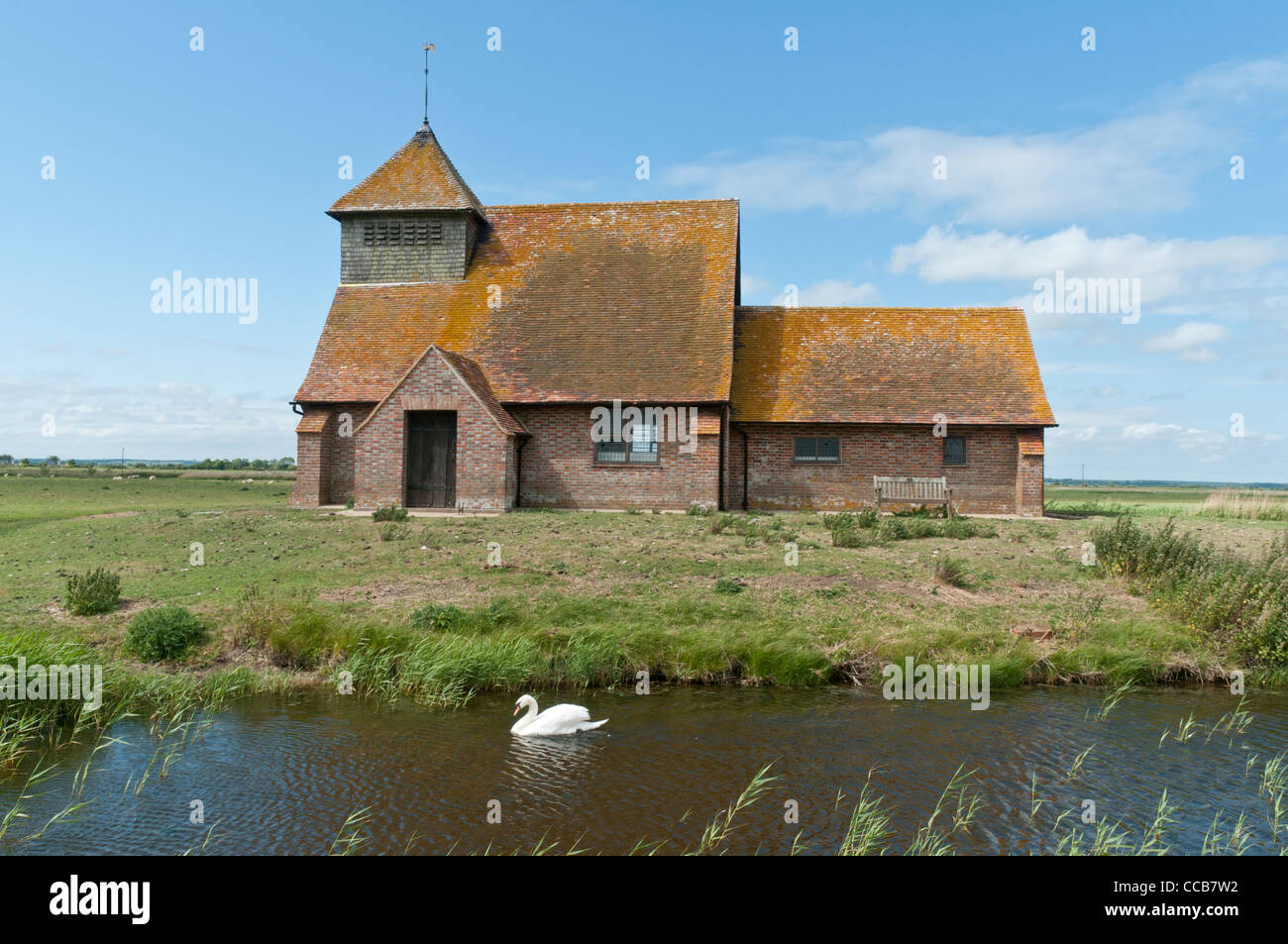 St Thomas a Beckett Church at Fairfield, Kent Stock Photo - Alamy