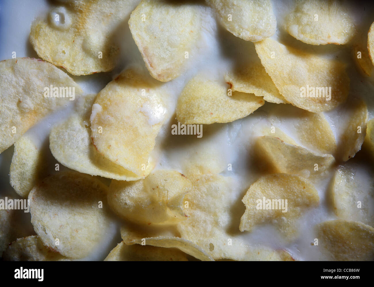 High fat content in crisps Stock Photo - Alamy