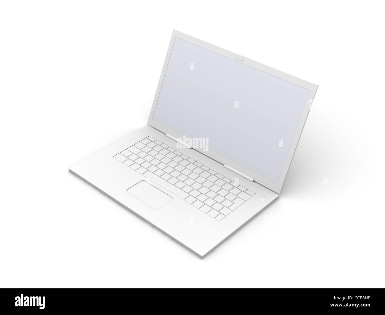 3d render laptop computer Cut Out Stock Images & Pictures - Alamy