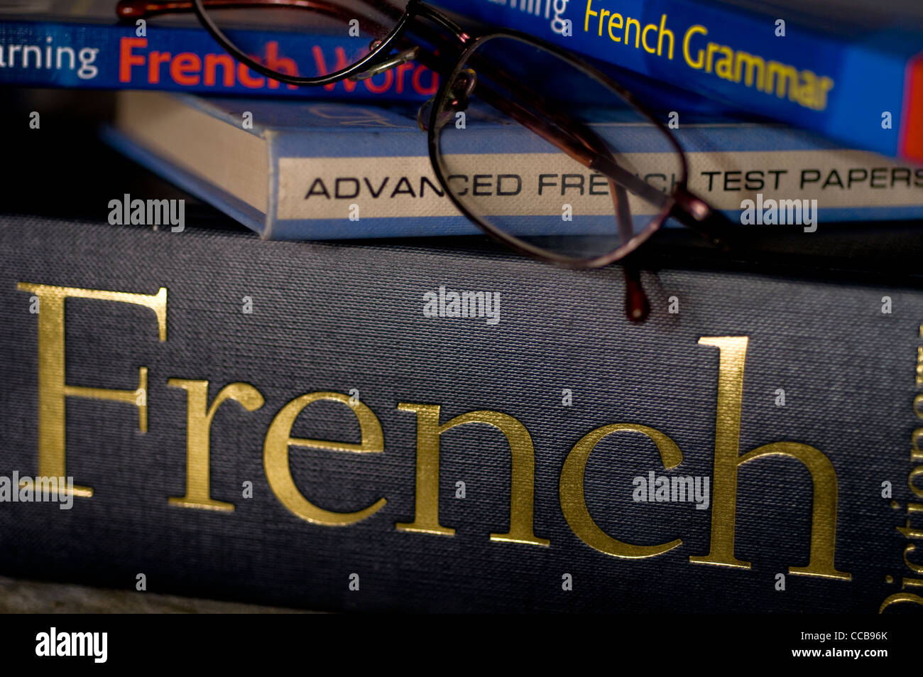 French Language Books Stock Photo - Alamy