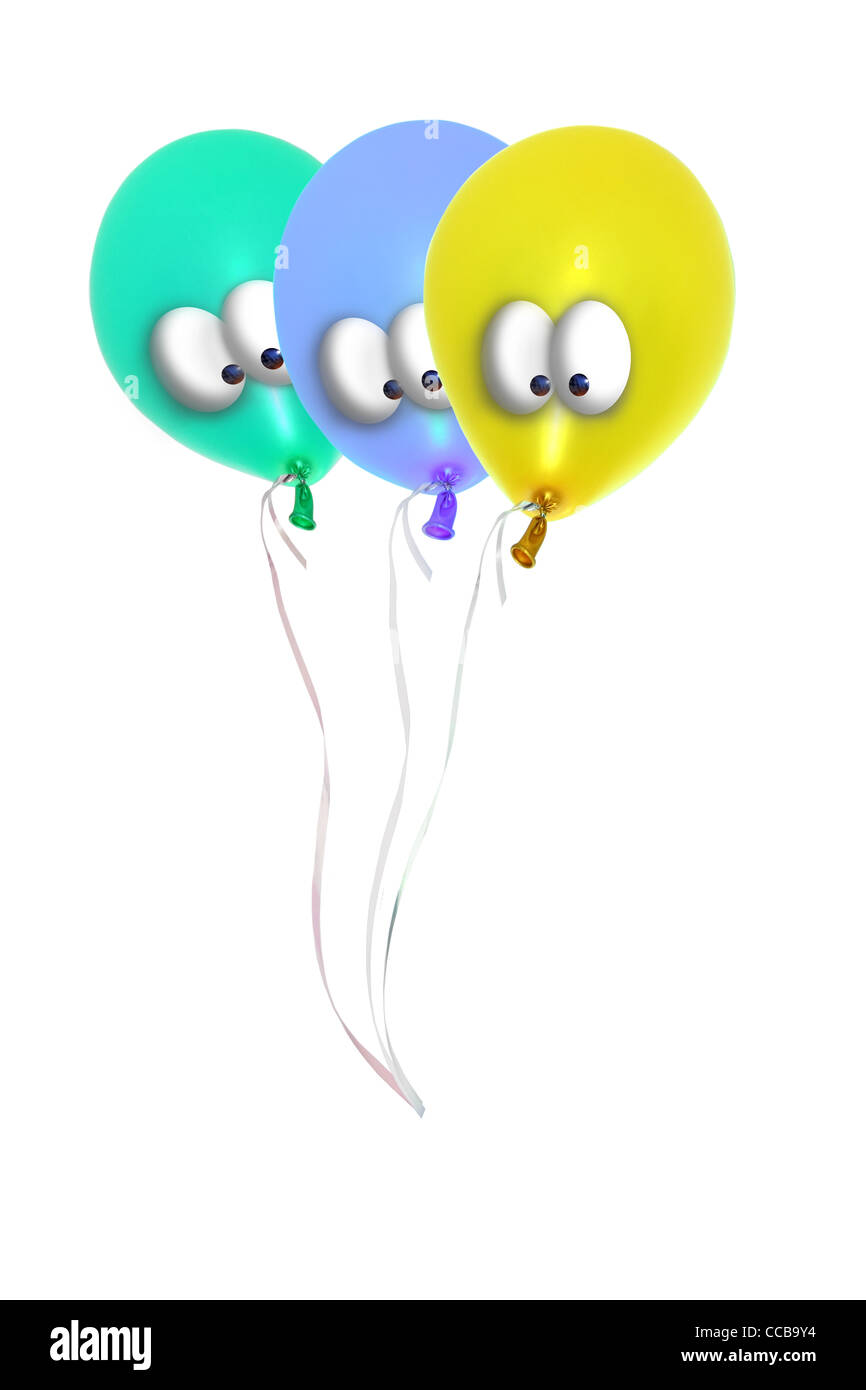 Helium cartoon characters balloons hi-res stock photography and images ...