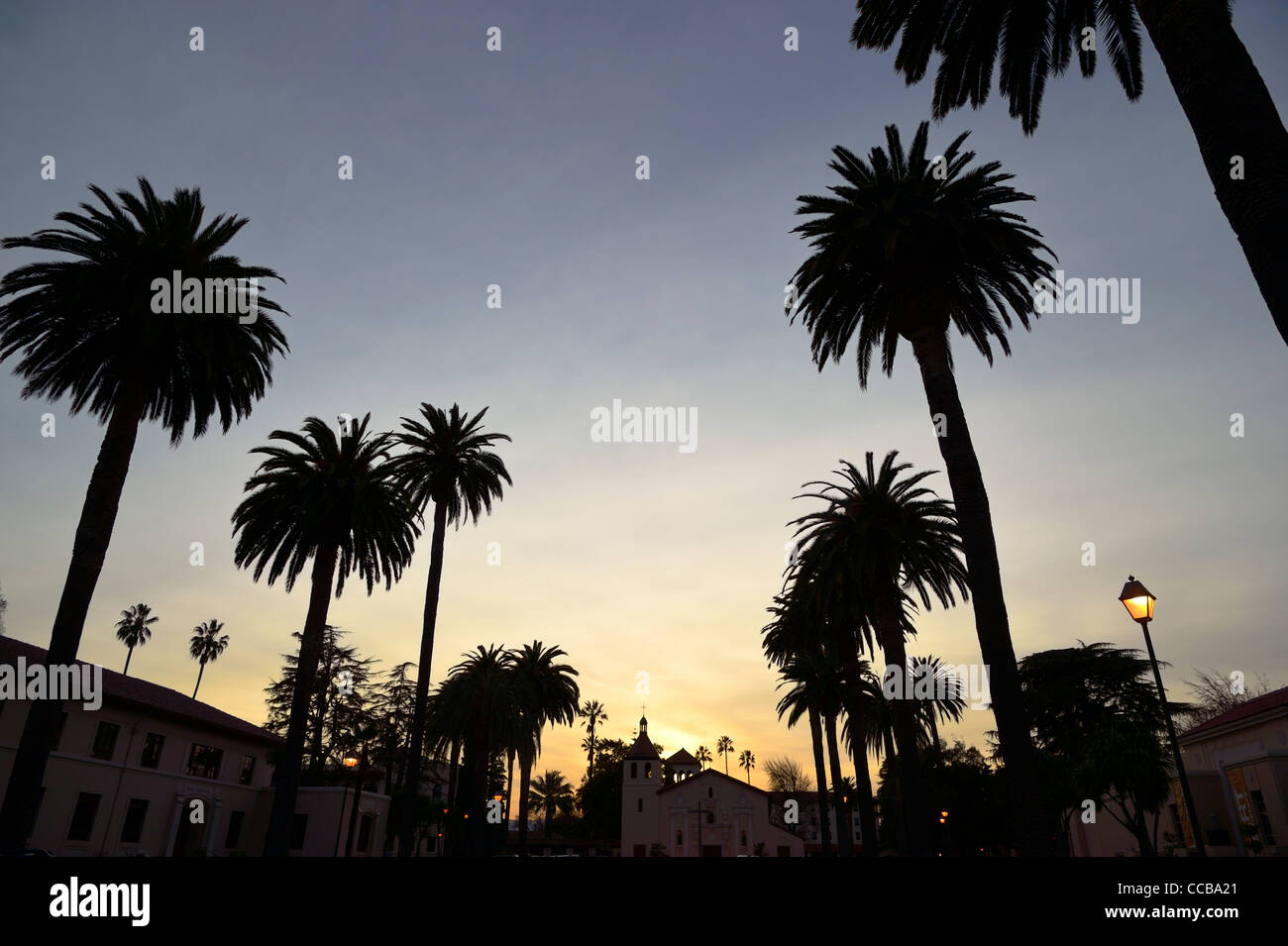 Santa Clara de Asis church at the Santa Clara University campus ...