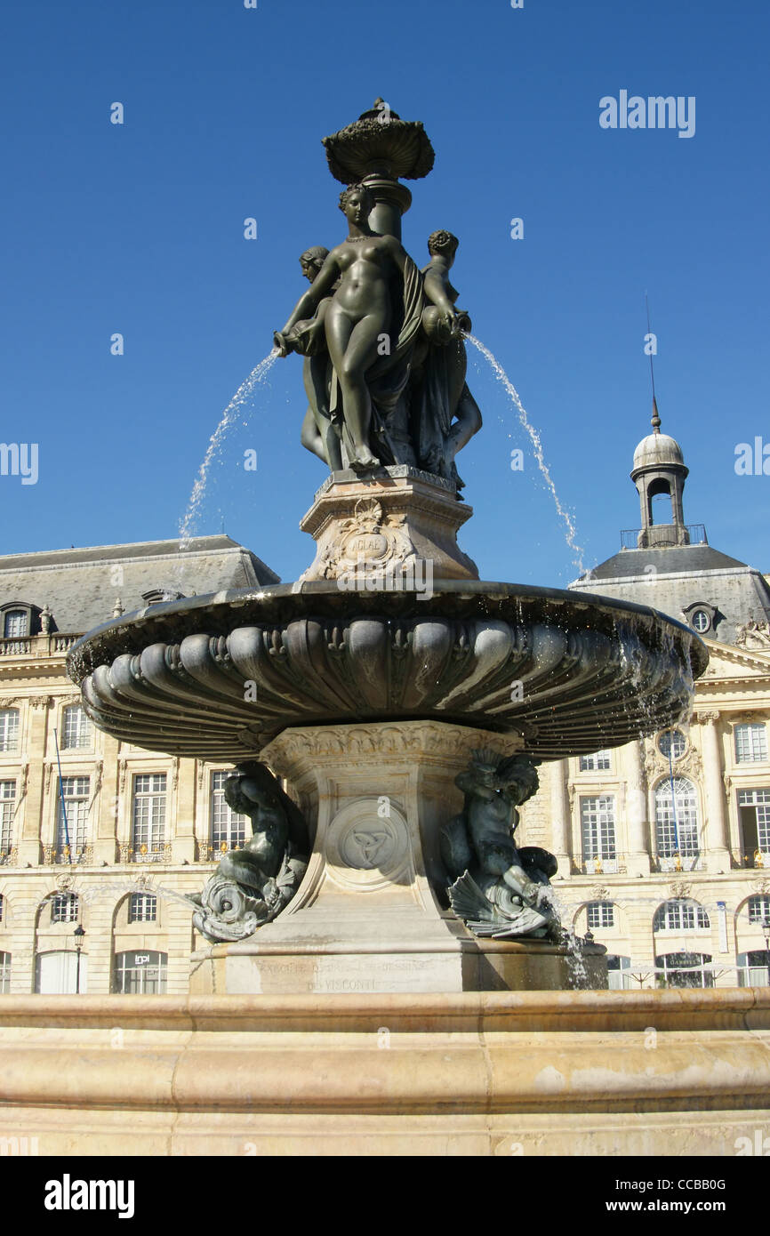 Fountain of the three graces hi-res stock photography and images - Alamy
