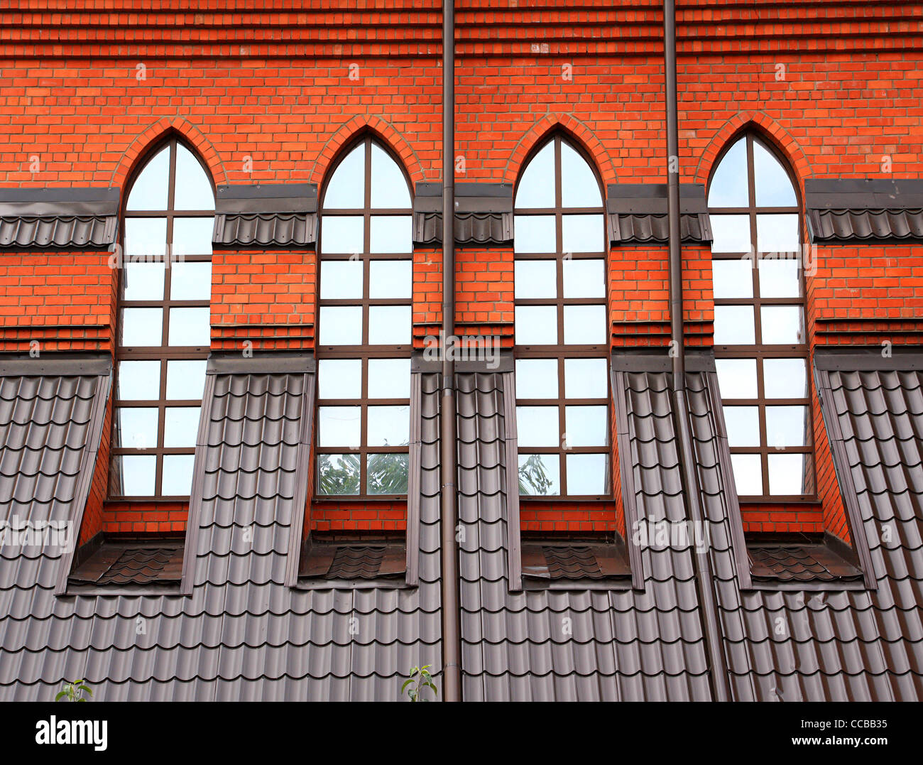 window in roman catholic church Stock Photo - Alamy