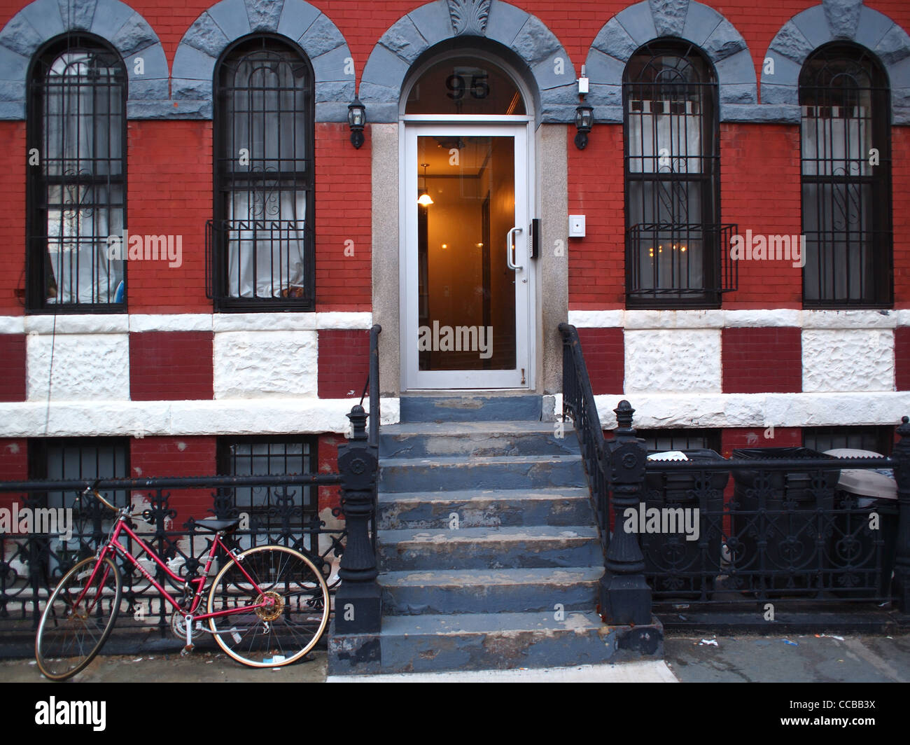 Colorful building facade, Brooklyn, New York Stock Photo - Alamy