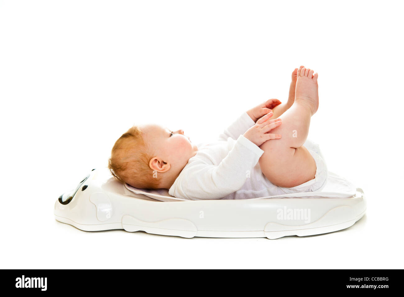 Girl weighting scale hi-res stock photography and images - Alamy