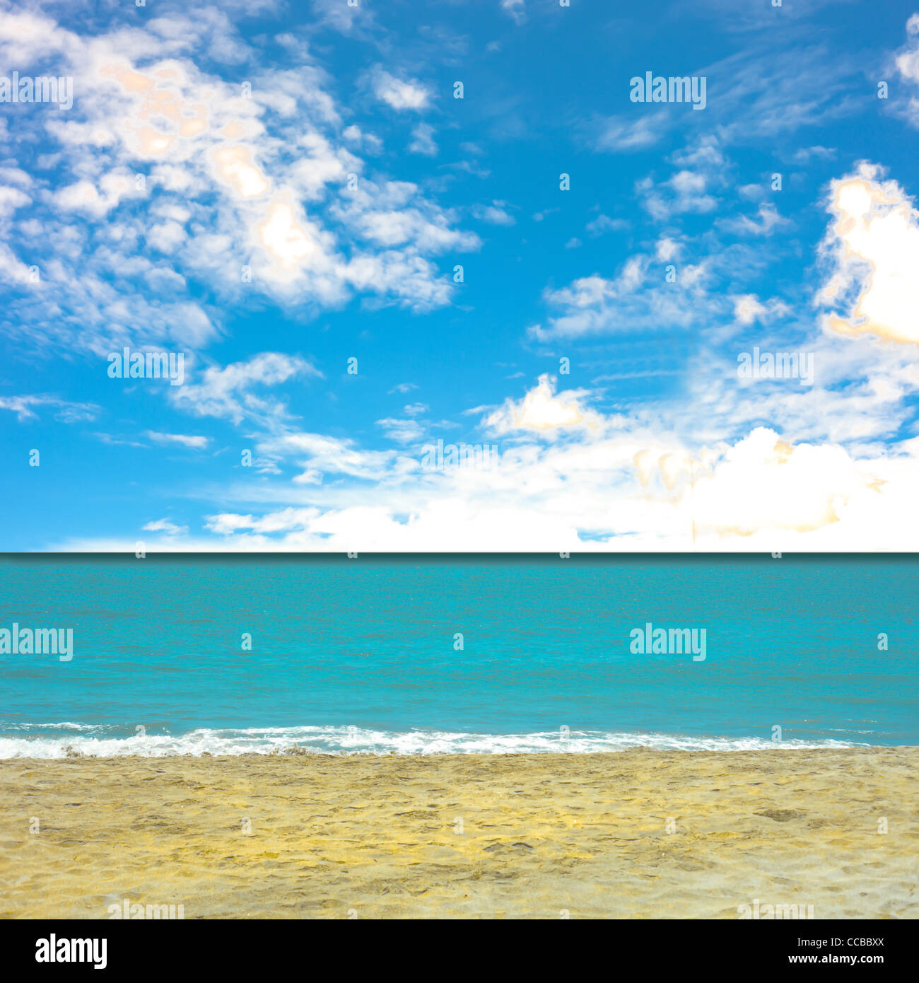 Warm Summer Beach Stock Photo - Alamy