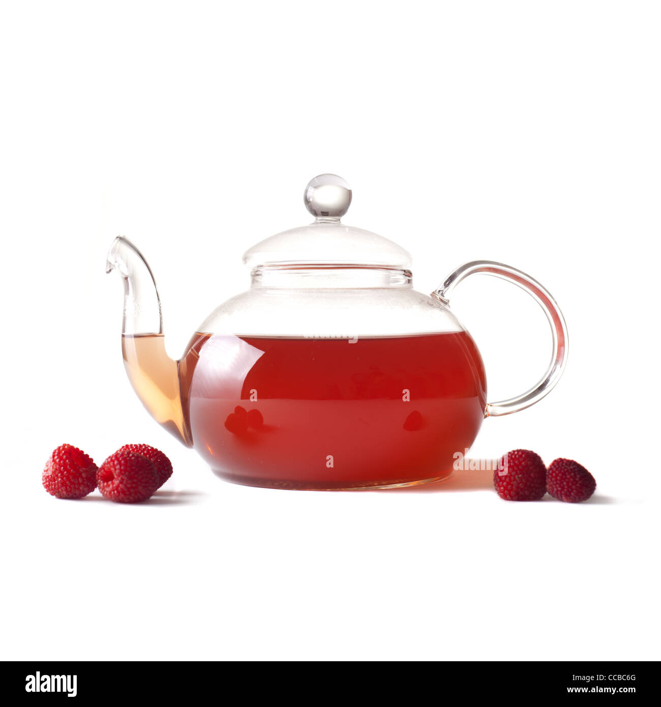 Raspberry and Tea Stock Photo - Alamy