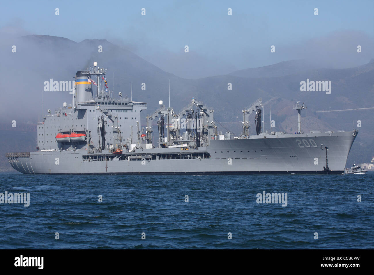 The Henry J. Kaiser class replenishment oiler USNS Guadalupe (T-AO-200 ...