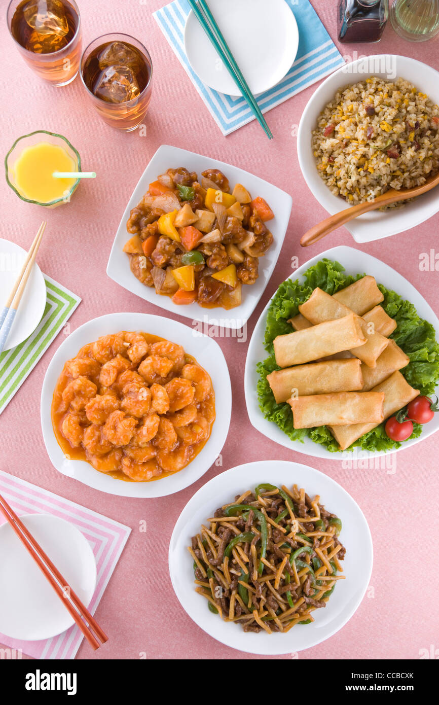 Chinese people buffet hi-res stock photography and images - Alamy