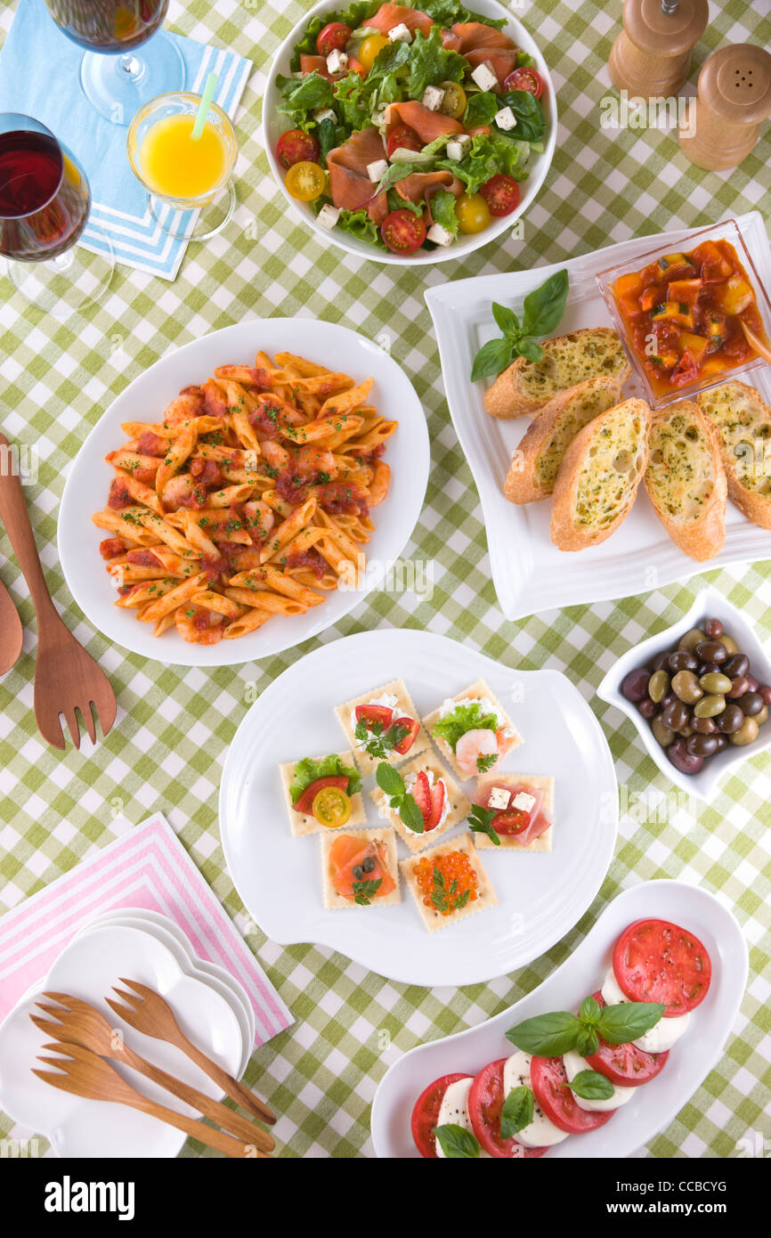 Appetizers on buffet hi-res stock photography and images - Alamy