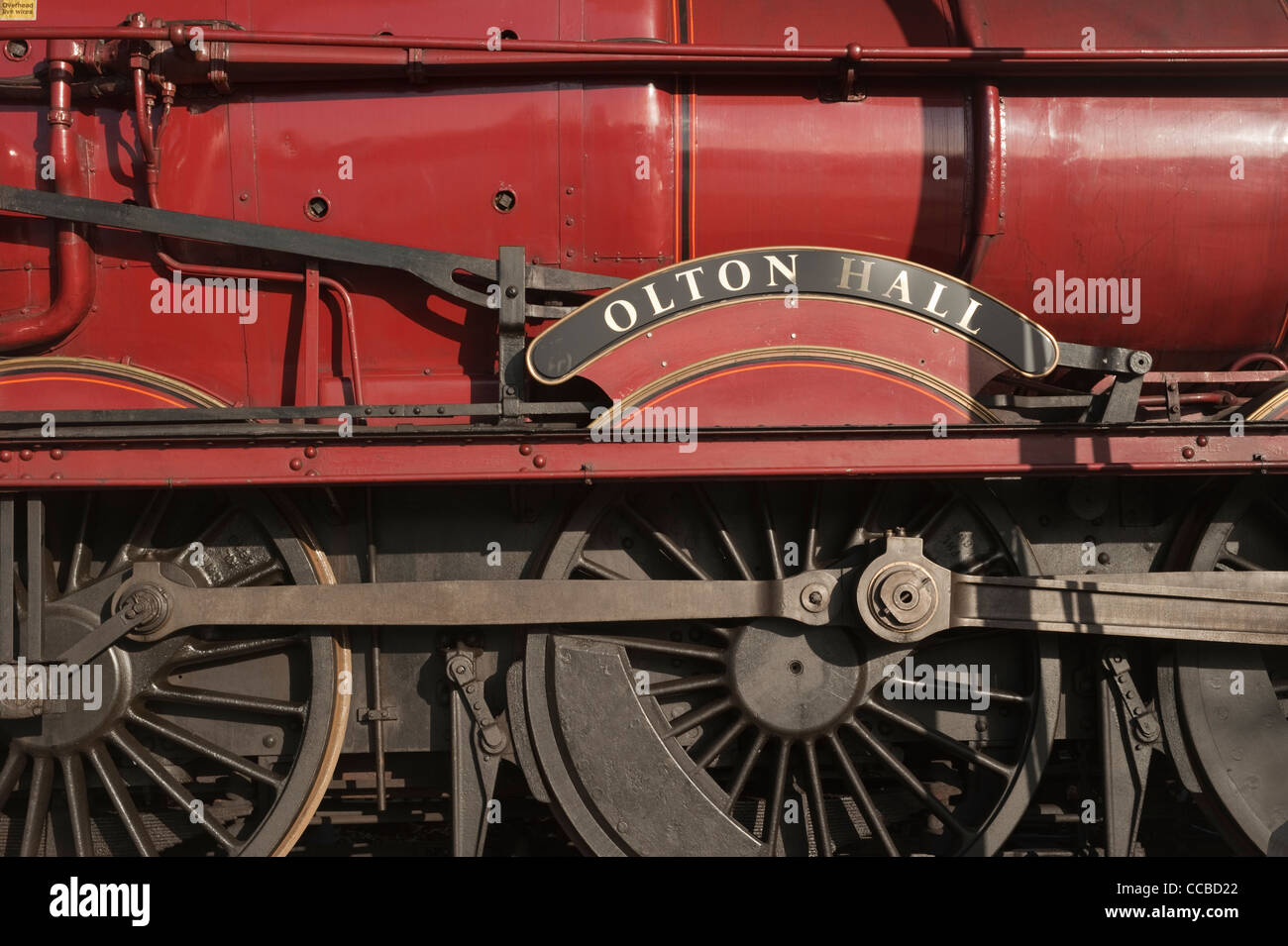 Steam engine Olton Hall in London's Hyde Park Stock Photo - Alamy