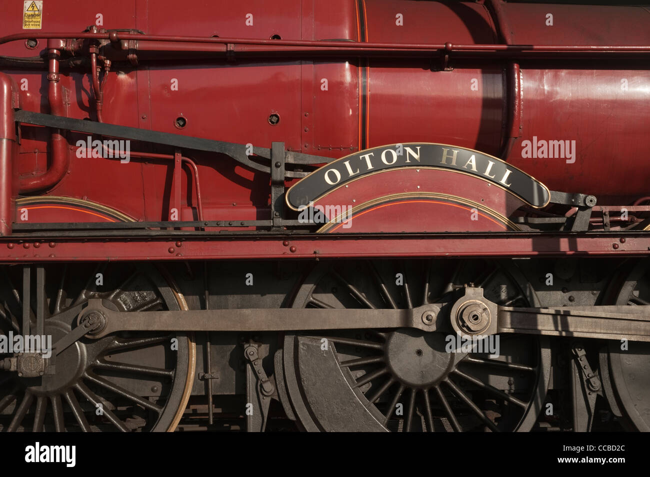 Steam engine Olton Hall in London's Hyde Park Stock Photo - Alamy