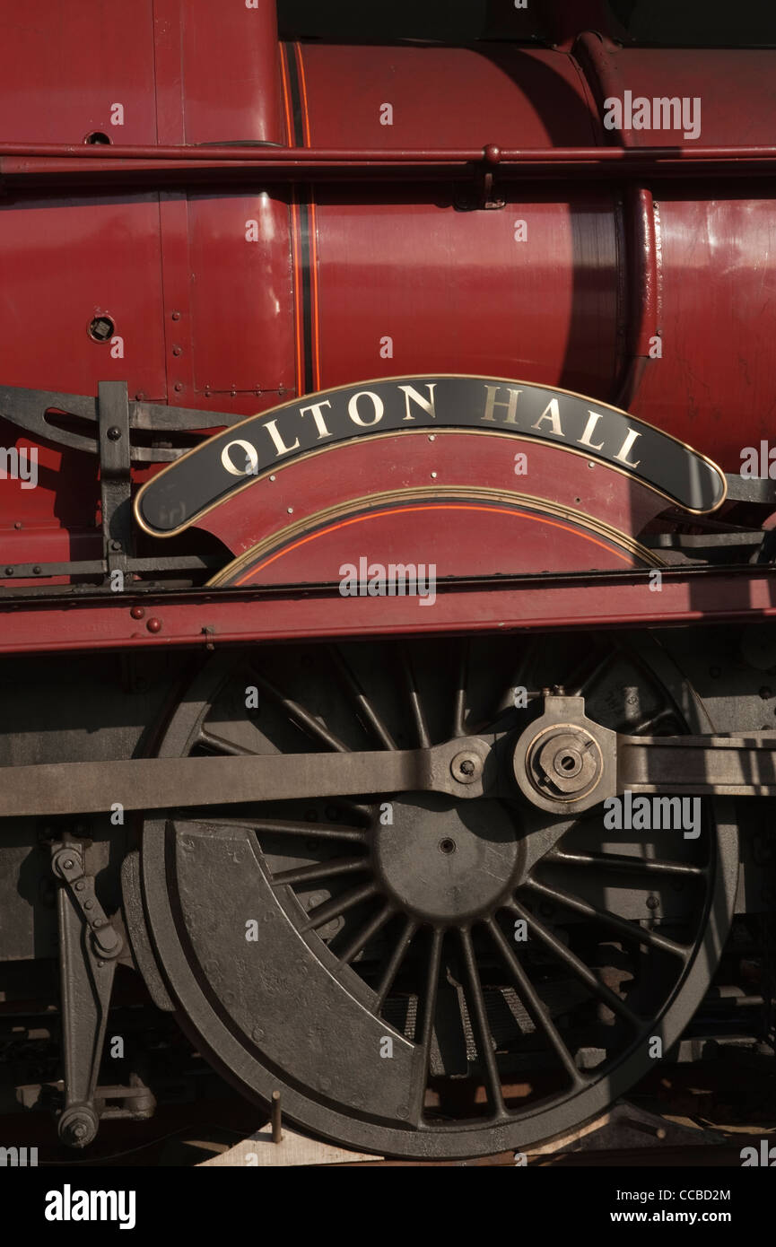 Steam engine Olton Hall in London's Hyde Park Stock Photo - Alamy