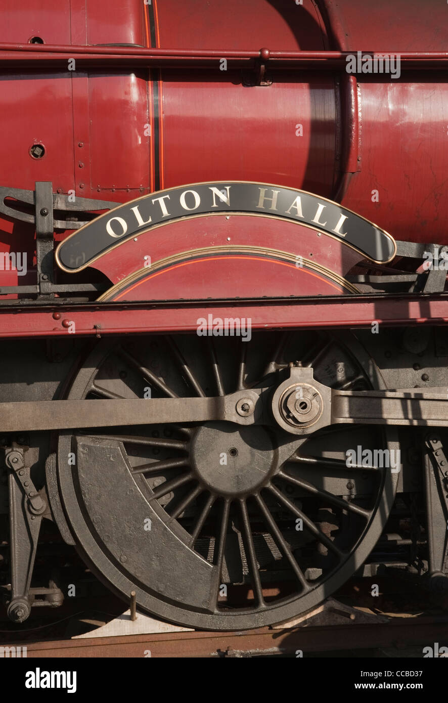 Steam engine Olton Hall in London's Hyde Park Stock Photo - Alamy