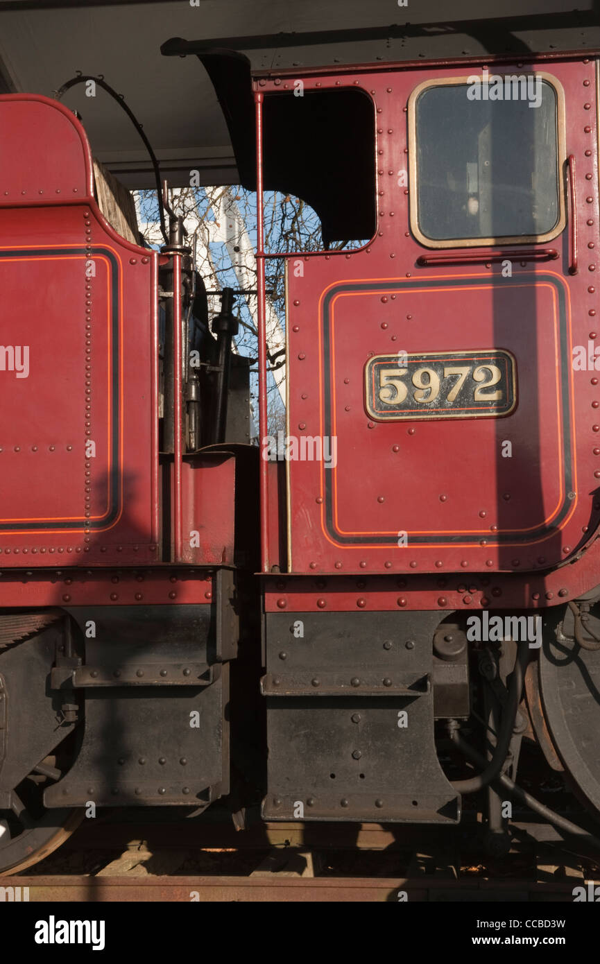 Steam engine Olton Hall in London's Hyde Park Stock Photo - Alamy