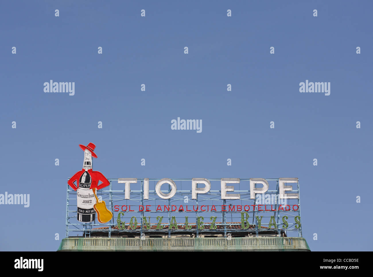 The Tío Pepe sign at Puerta del Sol in Madrid, Spain Stock Photo - Alamy