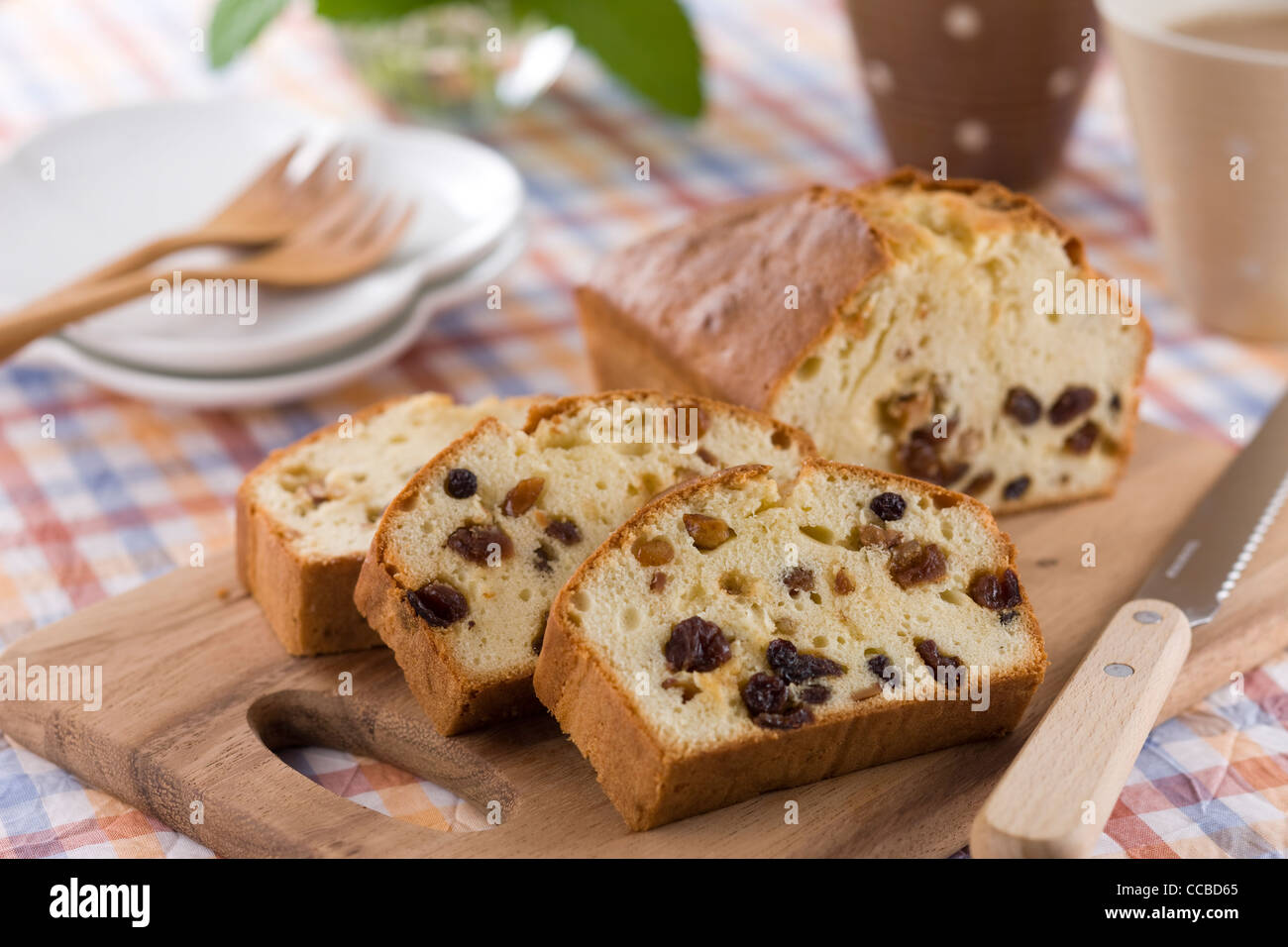 Fruit Pound Cake Stock Photo - Alamy