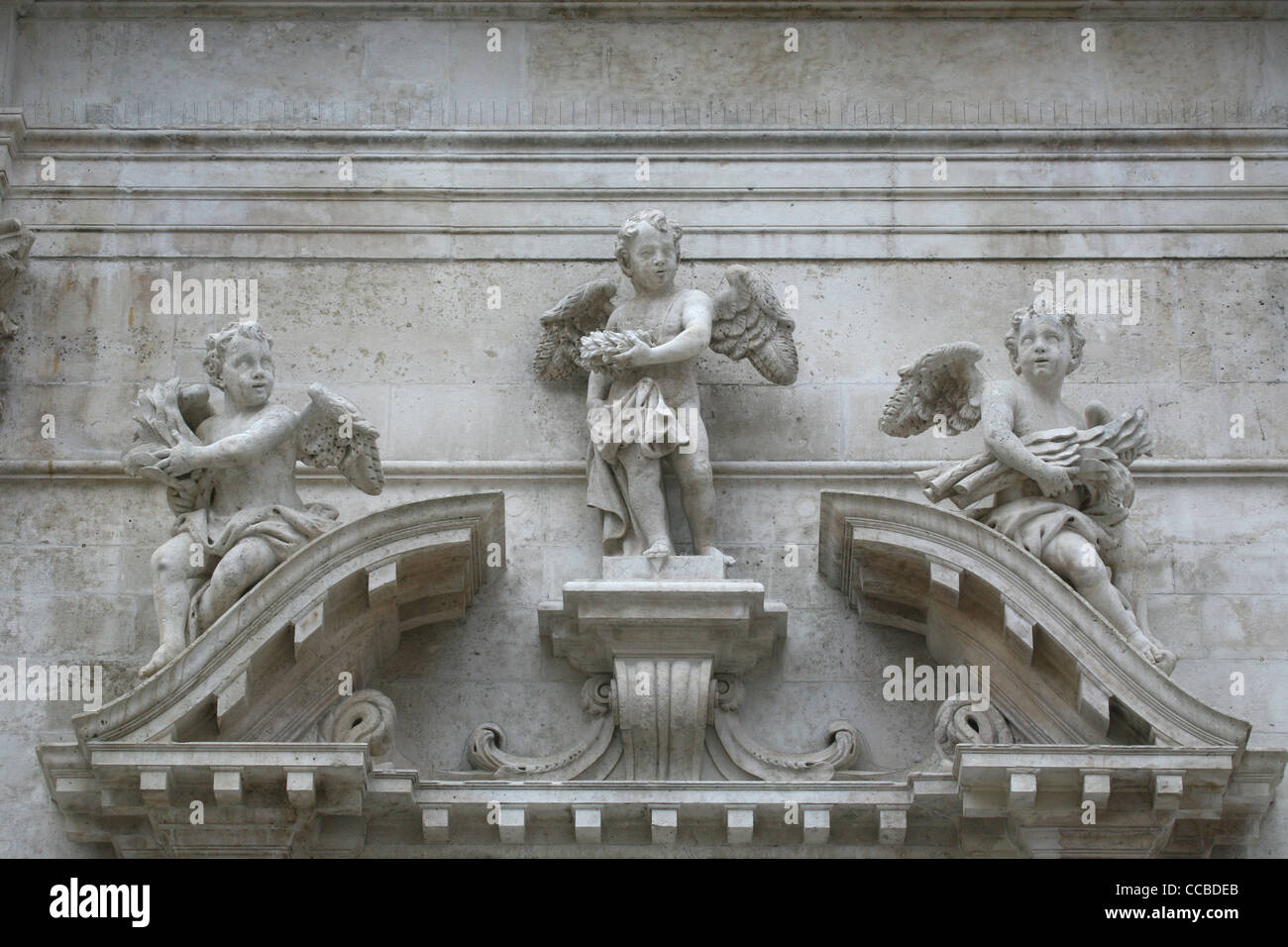 Statue of the angel, church of St Blaise in Dubrovnik Stock Photo - Alamy