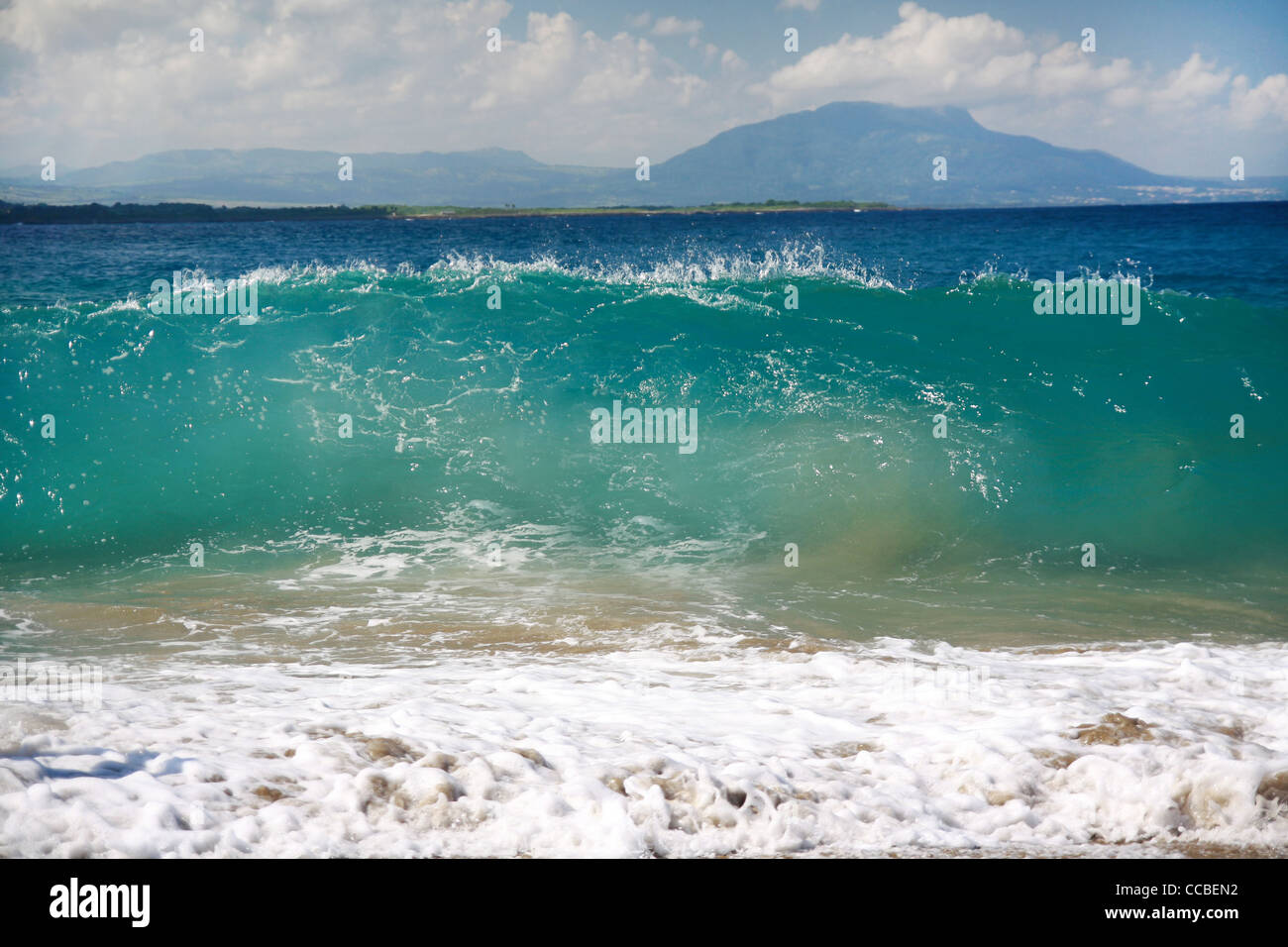 Big wave in Atlantic ocean Stock Photo - Alamy