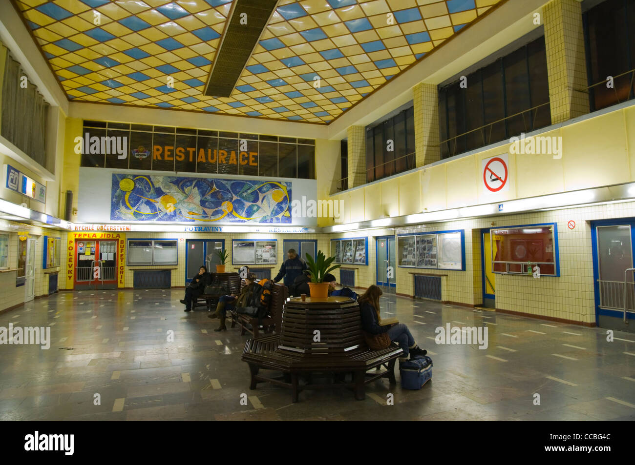 Railway station Cheb (Eger) western Bohemia Czech Republic Europe Stock ...