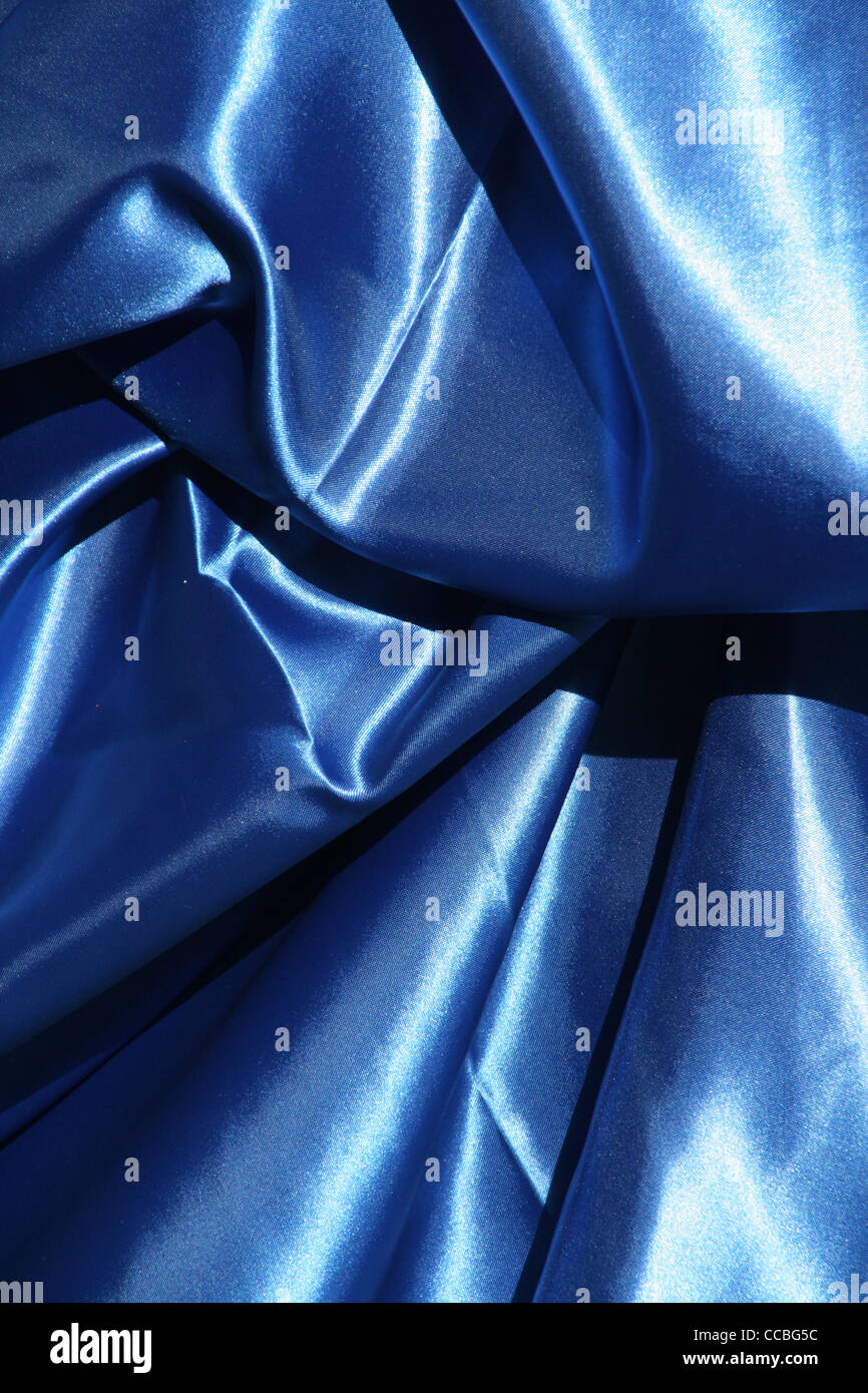 close up detail of bright shiny blue fabric in sun Stock Photo - Alamy