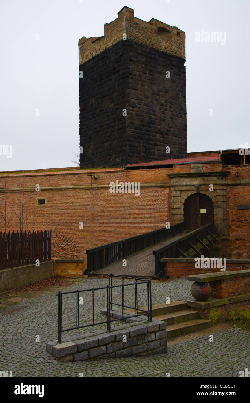 Cerna vez the Black tower the oldest part of the Chebsky Hrad the ...