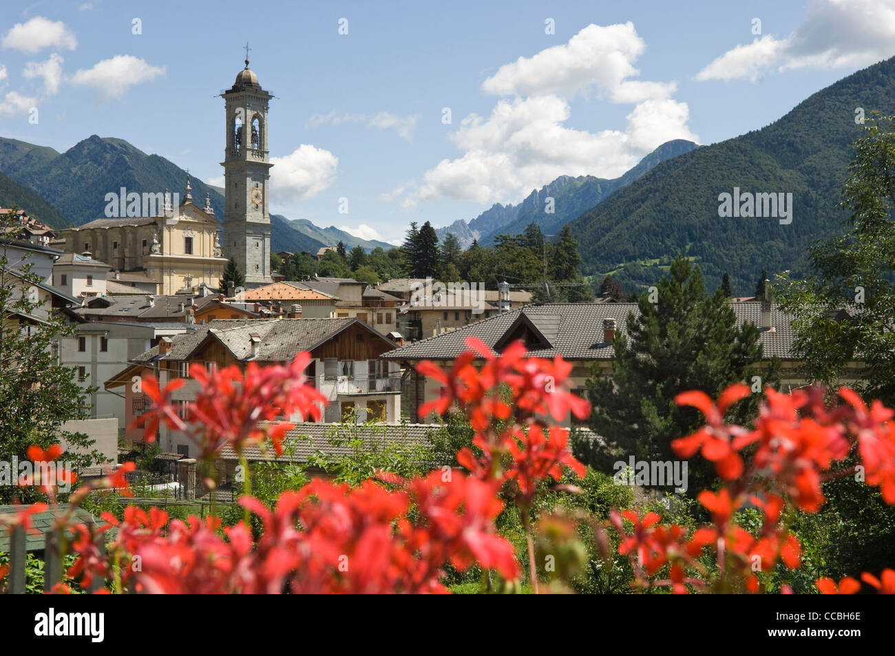 village view, vilminore di scalve, italy Stock Photo - Alamy