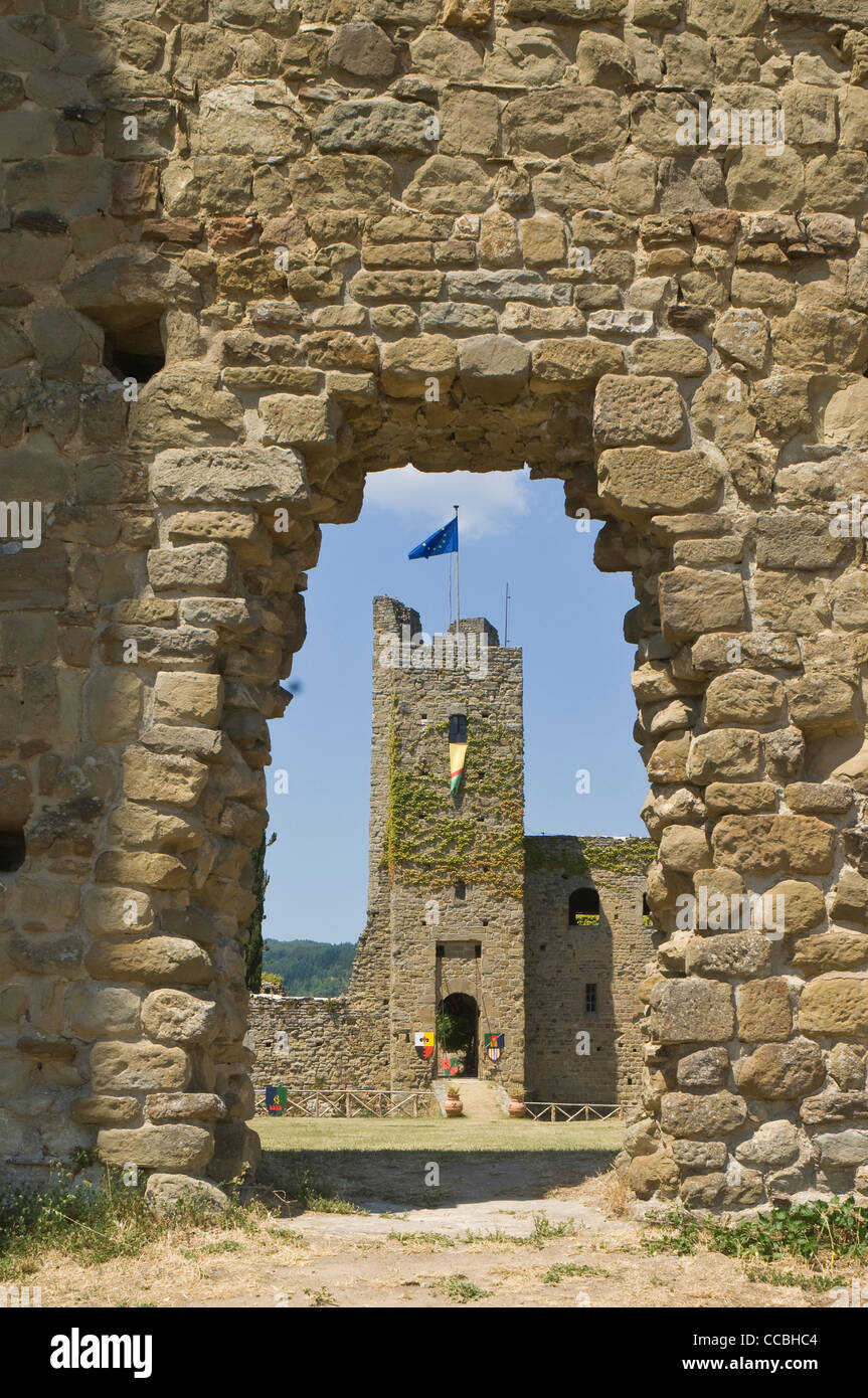 romena castle, stia, italy Stock Photo - Alamy